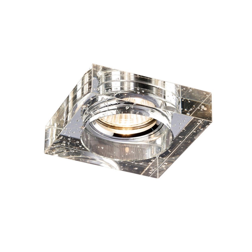 Diyas IL30832CH Square Crystal Bubble Effect Recessed Downlight | WT ...