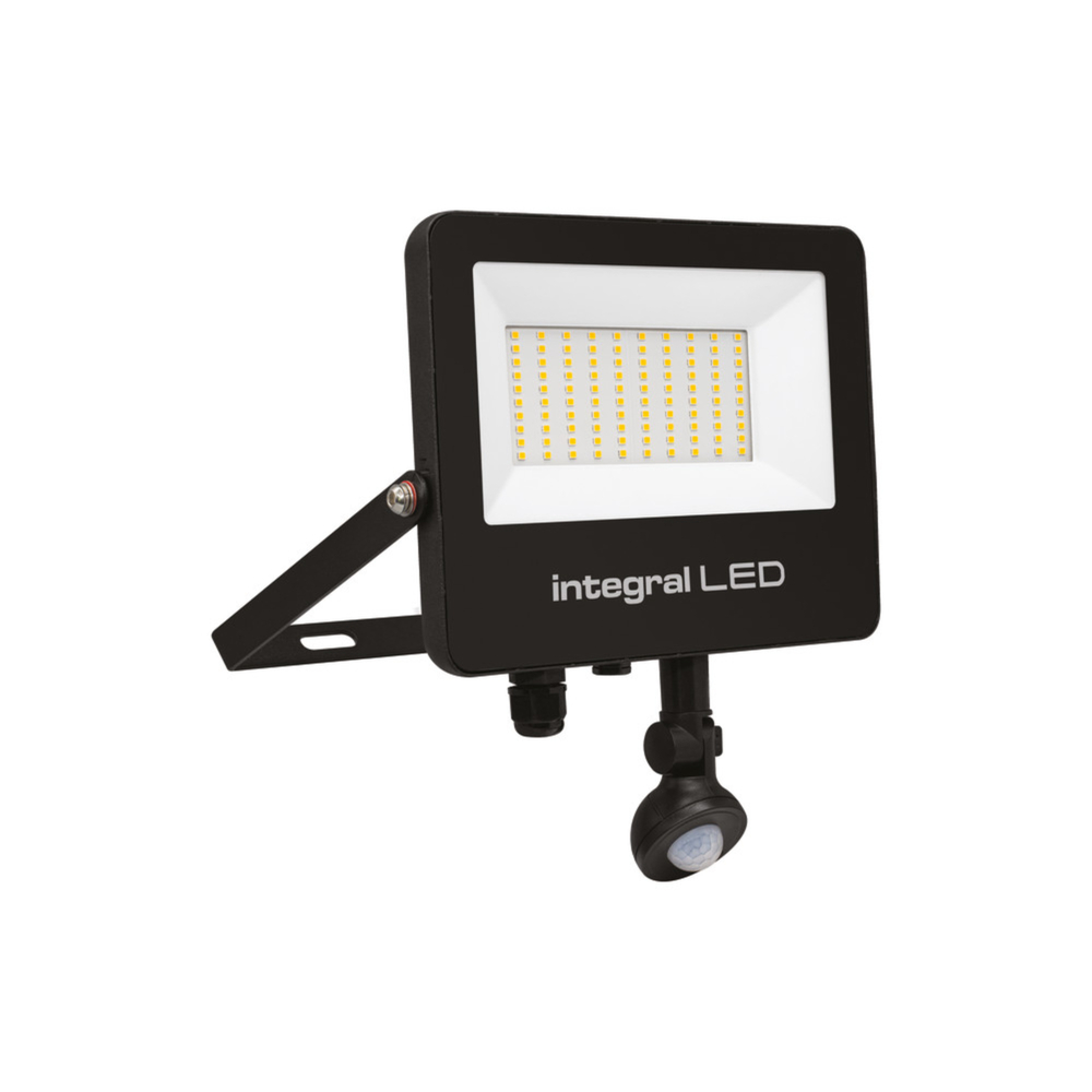 Integral Led Super Slim 2 70W Smart Led Flood Light With Pir IP67 3000K 4000K 6500K WT Lighting