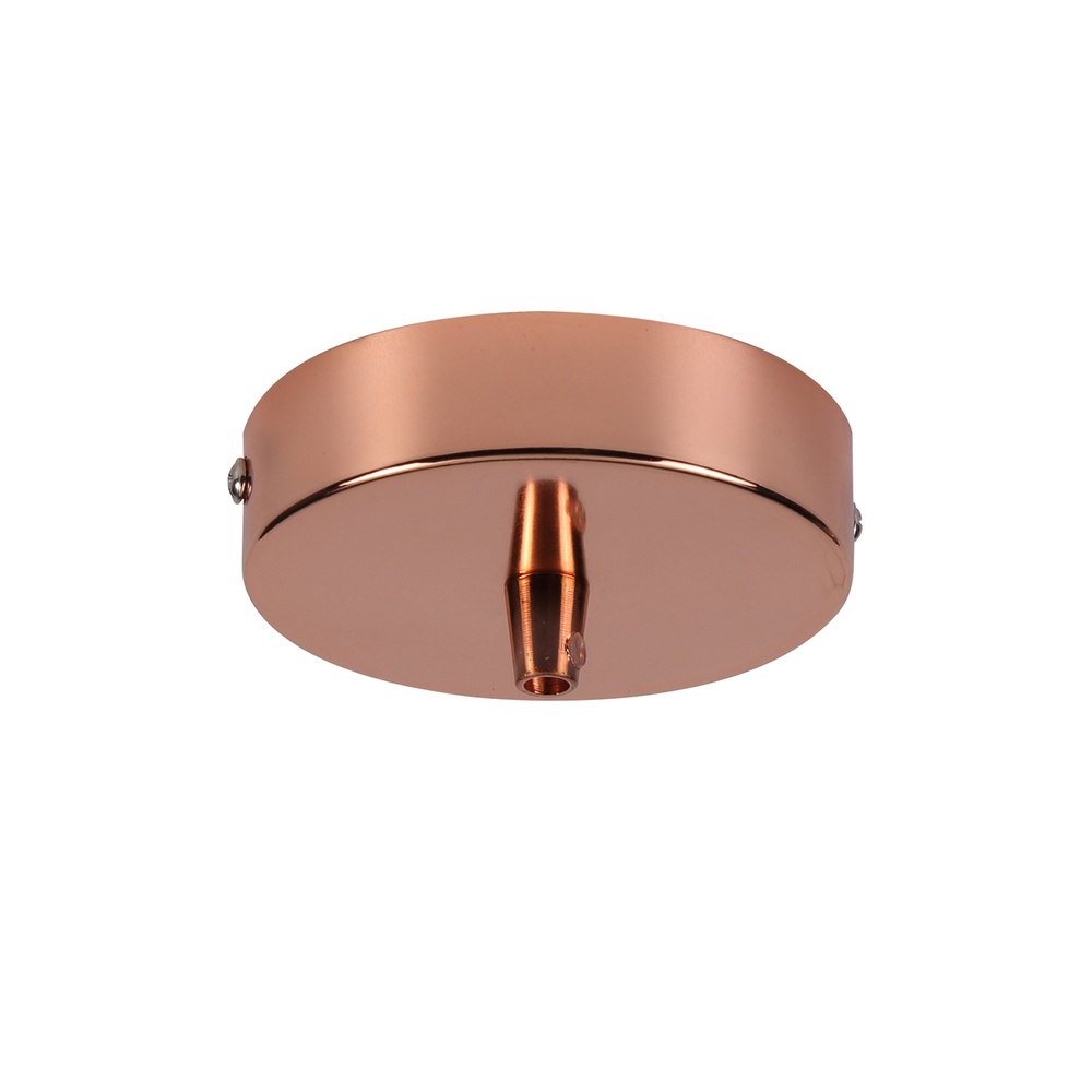 Rose Gold Ceiling Rose With Cable Clamp | WT Lighting