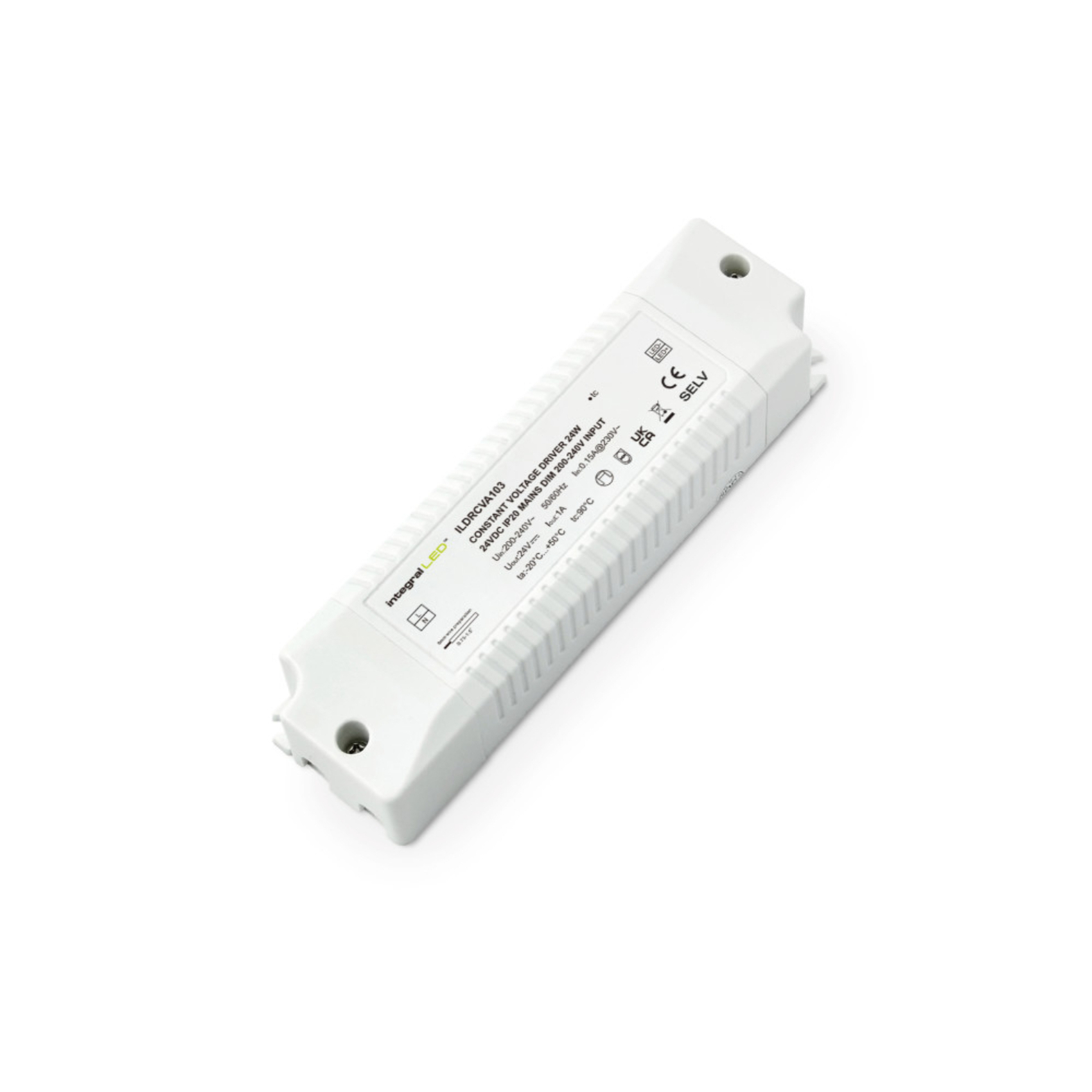 Constant Voltage Compact LED Driver 24W 24VDC IP20 Mains Dimmable 200 ...